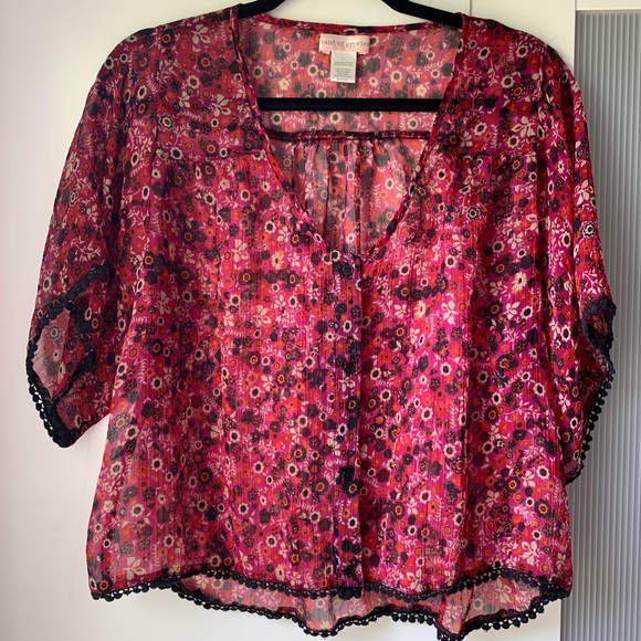 Band of Gypsies | Tops | Band Of Gypsies Sheer Top | Poshmark